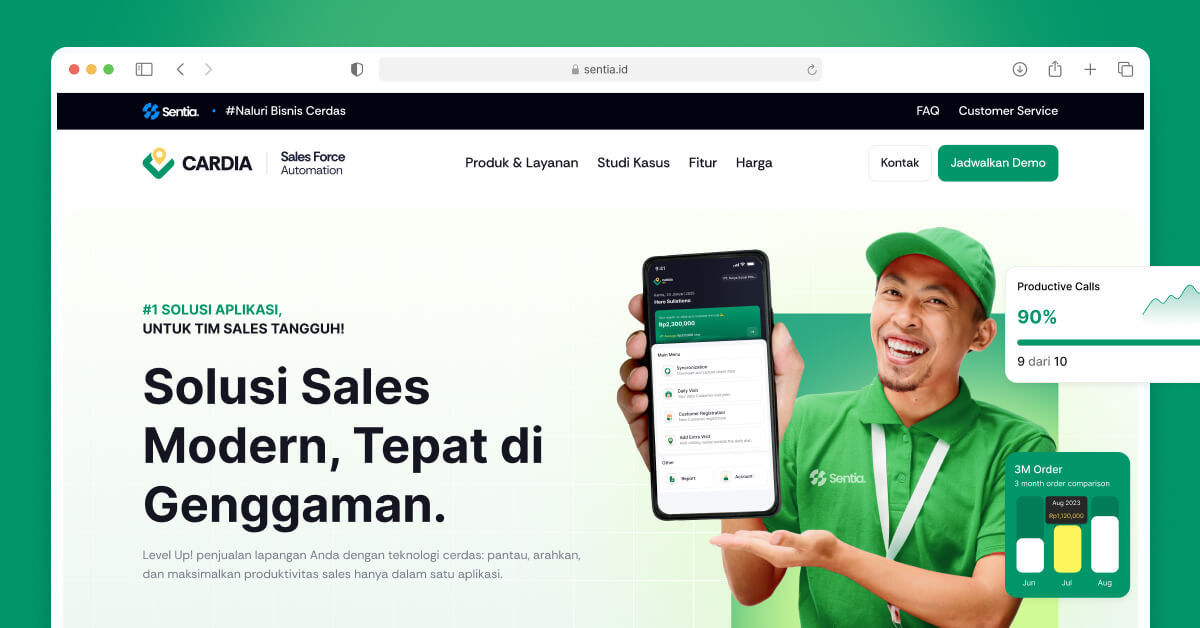 Cardia SFA by Sentia by Sentia - Aplikasi SFA Terbaik untuk Field Sales